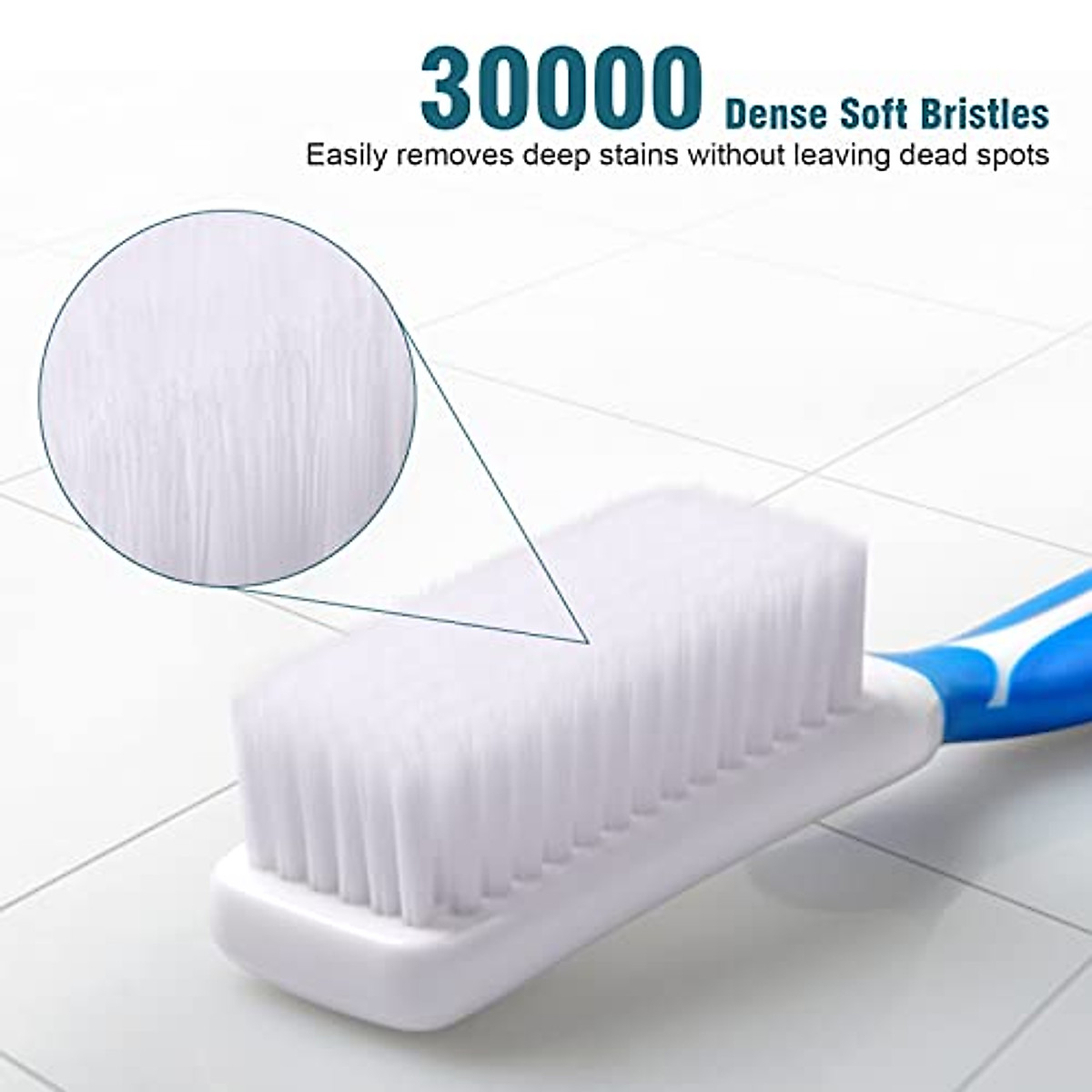 LOMEE Professional Shoe Brush for Cleaning, Ergonomic Long Handle Shoe Cleaner Brush, Laundry Scrub Brush Sneaker Shoes Cleaning Scrubber with Soft Bristle