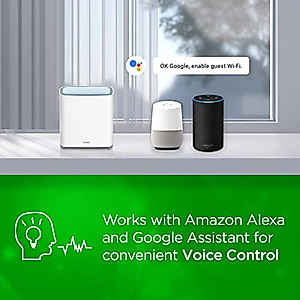 D-Link M32, Eagle Pro AI WiFi 6 Lifestyle Router - Smart Wireless Internet Network, Compatible with Alexa and Google, AX3200