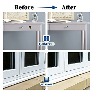 DWIL White Touch Up Paint - Multi Surface Touch Up Paint Pen, Scratch Repair for Wall, Door, Cabinets, Wood, Furniture, 1.5 Fl Oz (Semi Gloss, White)