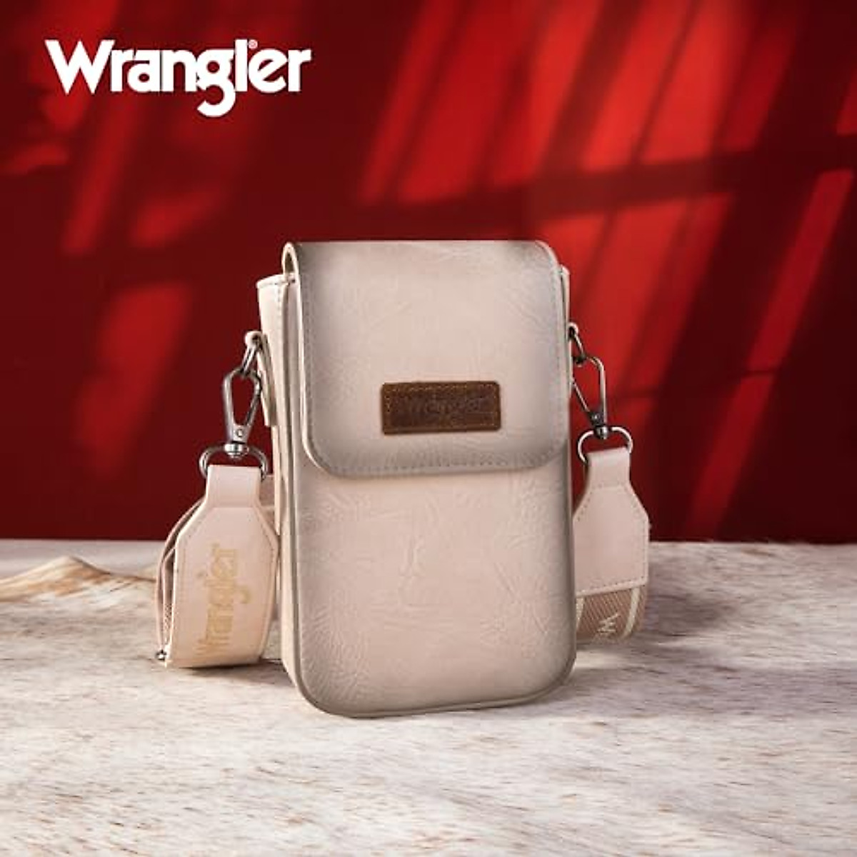 Wrangler Mini Crossbody Bags for Women Cell Phone Purse Crossbody Western Cellphone Wallet Bag with Credit Card Slots WG118-204TN