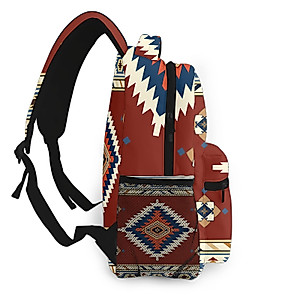 Aztec Backpack Tribal Western backpack for Boys Girls Elementary School Navajo Bags Back to School Gift Bookbag 2nd 3rd 4th 5th 6th Grade