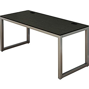 SHW Home Office 55-Inch Large Computer Desk, Espresso