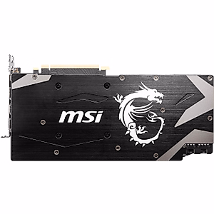 MSI GAMING GeForce RTX 2070 8GB GDRR6 256-bit HDMI/DP/USB Ray Tracing Turing Architecture HDCP Graphics Card (RTX 2070 ARMOR 8G)