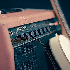 RCA to 3.5mm Mono, 6ft 3.5mm 1/8 inch Mono Male Plug to RCA Male Audio Cable Adapter, for Speakers, Subwoofer