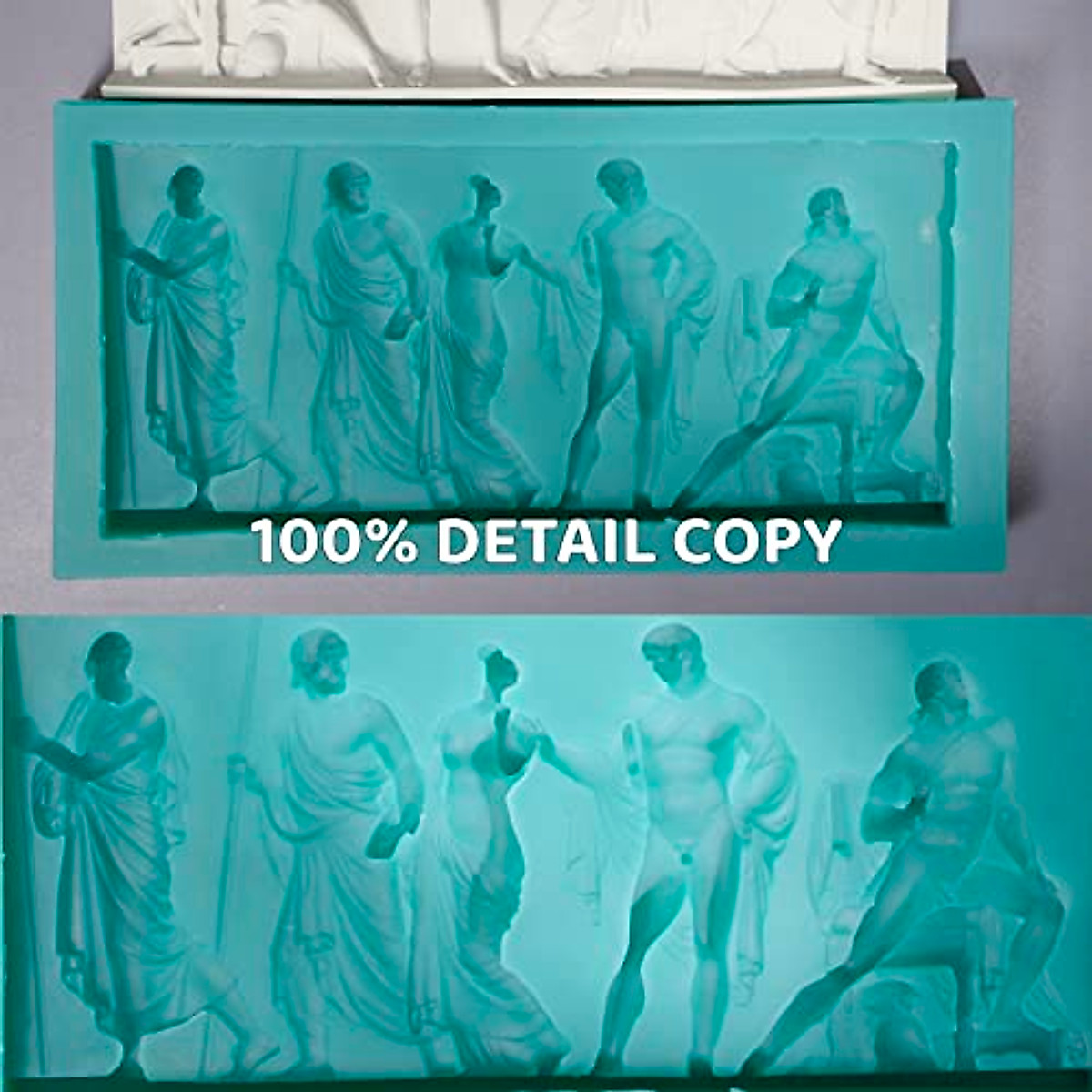 BBDINO Silicone Mold Making Kit, Super Elastic Silicone for Mold Making 140.8 Oz, Mold Making Silicone Rubber Platinum, Ideal for Casting 3D Resin Molds| Silicone Molds| Food Molds 1:1 by Volume