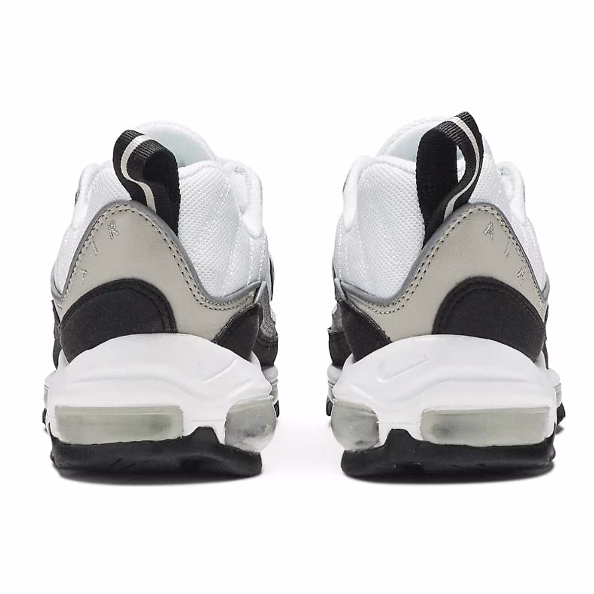 Nike AIR MAX 98 White/Metallic Silver/Brown AH6799 116 Women's Size 10