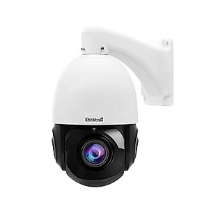 4K 8MP Outdoor POE PTZ Camera, Auto-Tracking Security IP Camera with 20X Optical Zoom, IR Night Vision Person/Vehicle/Pet Detection, Built-in 2-Way Audio Support Up to 128GB SD Card (Not Included)