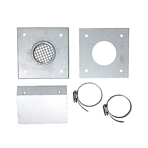 3" Outside Air Kit for Pellet Stoves with 3" Air Intake Pipe Including Harman Stoves 3" X 10'