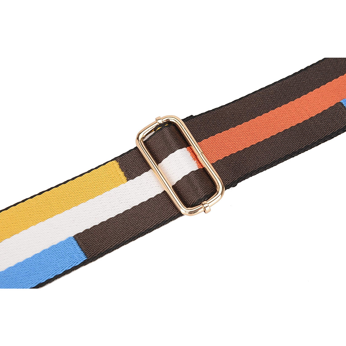 lola mae 2” Wide Shoulder Strap Replacement for Handbags Adjustable Removable Guitar Canvas Crossbody Belt for Purse (BS145 (Silver hardware))