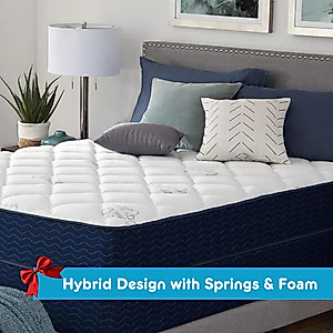 SomosBeds Mayfield Plush Mattress - Queen Mattress with Plush Cool Gel Foam, Soft Comfort Foam for Queen Size Beds - Plush Feel Hybrid Mattress in a Box for Ultimate Comfort and Great Sleep