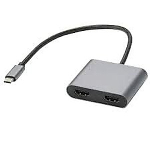ADAM ELEMENTS USB Type-C 2-Port HDMI Converter Multi Display Adapter