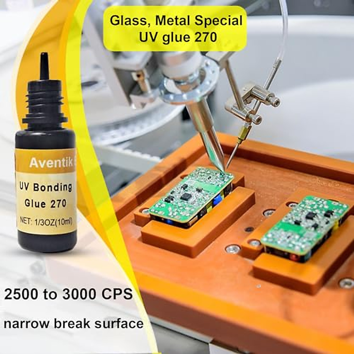 Riverruns Bonding and Welding Glue Super UV Glue Plastic, Glass and Metal UV Glue with Pen Light Most Versatile Application