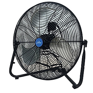 iLIVING ILG8F20 High Velocity Floor Wall Fan, 20-inch / 5800 CFM, Black