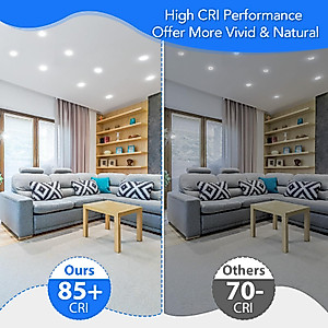 Maylaywood BR30 LED Light Bulbs Indoor Flood Light, 90W Equivalent, Dimmable, Daylight White 5000K, 950LM, E26 Base, 9W LED Recessed Can Bulb, 6-Pack