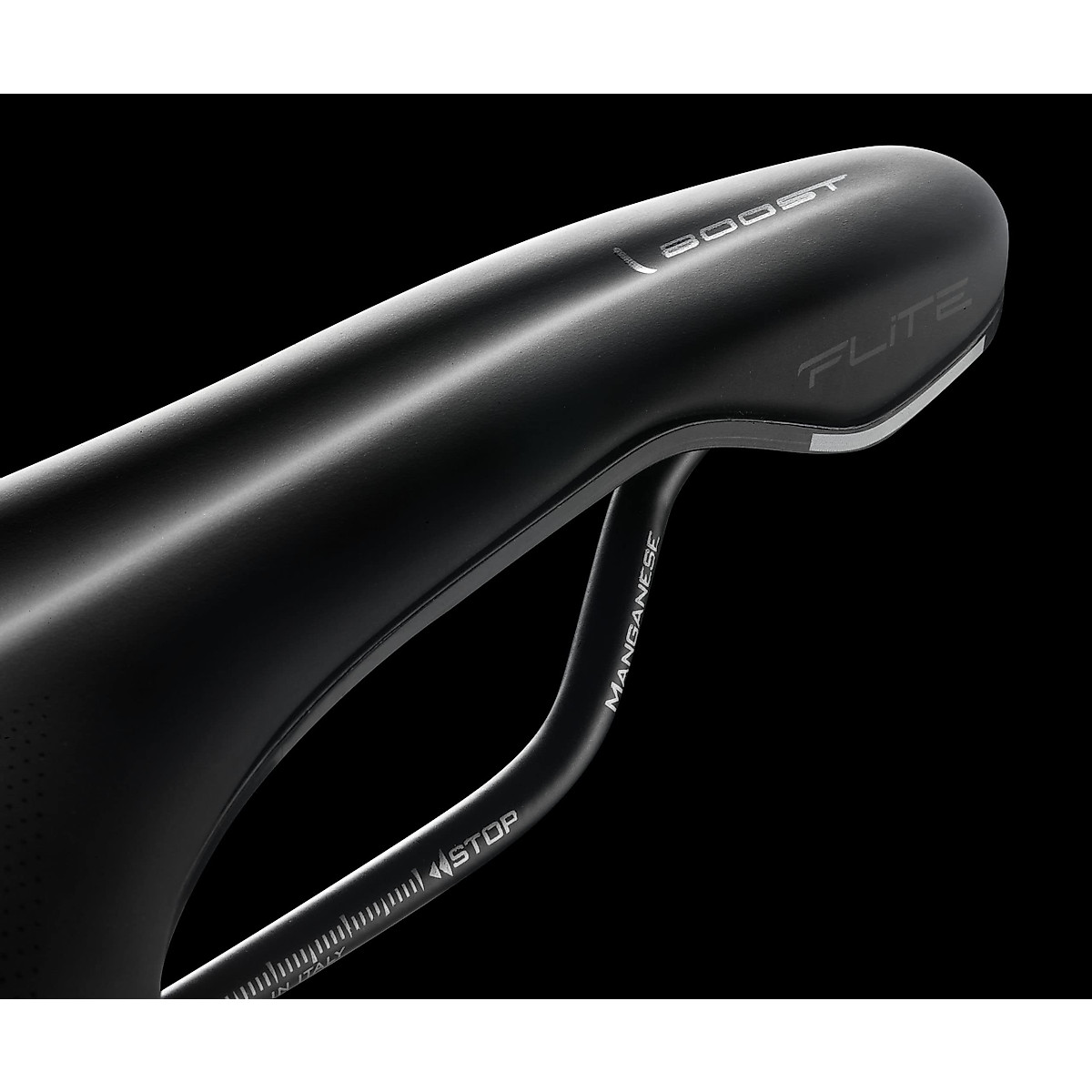 Selle Italia Flite Boost TM, L, Road, MTB, and Gravel Bike Saddle - for Men and Women, Short Nose Racing Seat, 248 x 130mm, 235g
