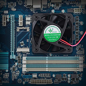 2 PCS 50mm 12V Cooling Fan, Icstation 0.08A 5010 5012 DC Silent Brushless Long Life Computer Fan for 3D Printer PC Computer Case Fan, 4200 RPM High 11.89 CFM