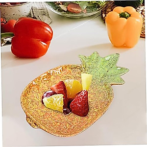 Cabilock Pastry Plate Ceramic Tray Jewlery Tray Ring Tray for Jewelry Candy Serving Tray Breakfast Plate Cute Dinnerware Fruits Serving Plate Fruits Storage Plate Adorable Breakfast Plate