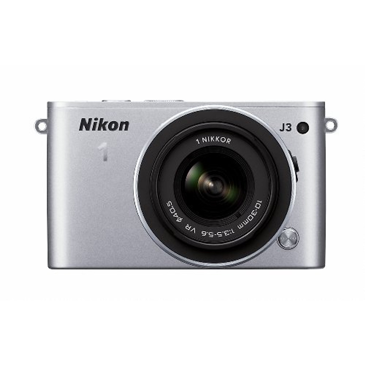 Nikon 1 J3 14.2 MP HD Digital Camera with 10-30mm VR 1 NIKKOR Lens (Silver)