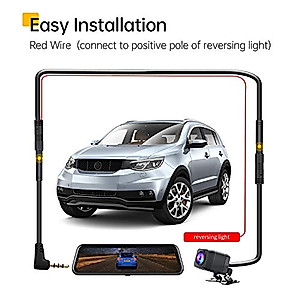 4 Pin 9.8ft Dash Cam Extension Cable Backup Camera Rear View Camera Extension Cord