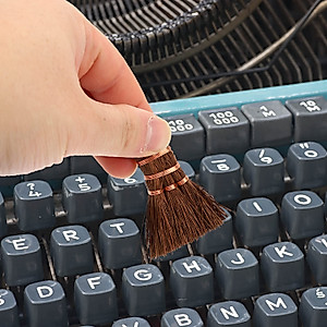 LUOZZY Small Whisk Broom Key Charm Hand Broom Pendant Tea Ceremony Broom Palm Broom Sweeping Broom