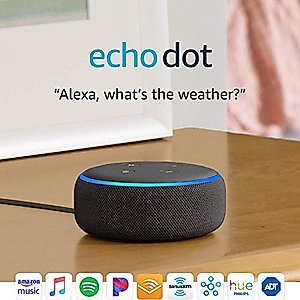 Amazon Echo Dot (3rd Gen) - Smart speaker with Alexa, Charcoal (Used)