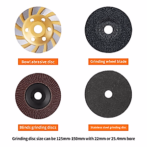 GLEX Angle Grinder Stand Tools, Extended Angle Grinder, Stainless Steel Industrial Long Arm Electric Angle Grinder, Sander, General Purpose: Grinding Wheels, Metal Cutting Blades, Flap Wheels.