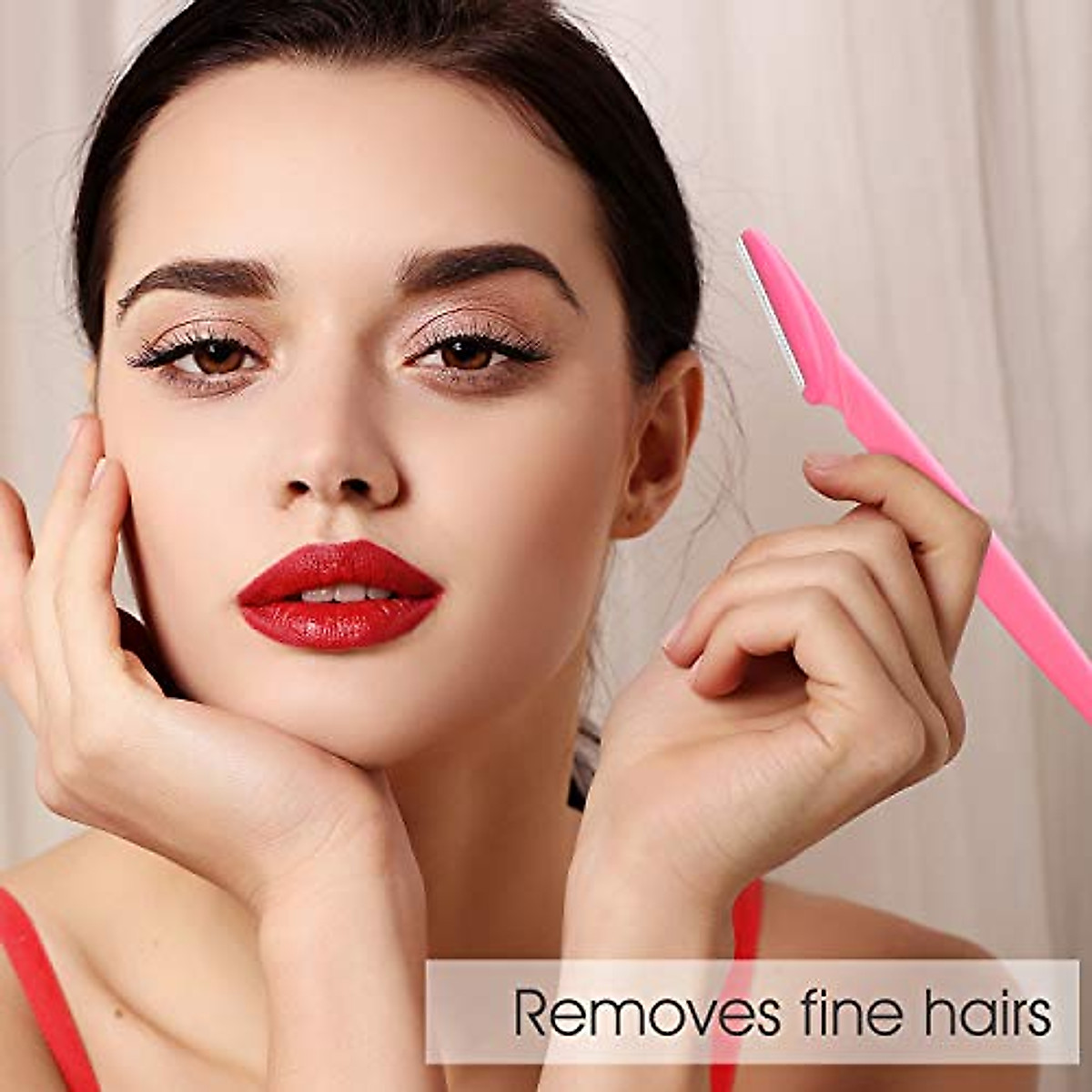 FEPITO Eyebrow Razor Shaper Shavers Trimmers for Women and Men Face Hair Removers Multipurpose Exfoliating Face Razor