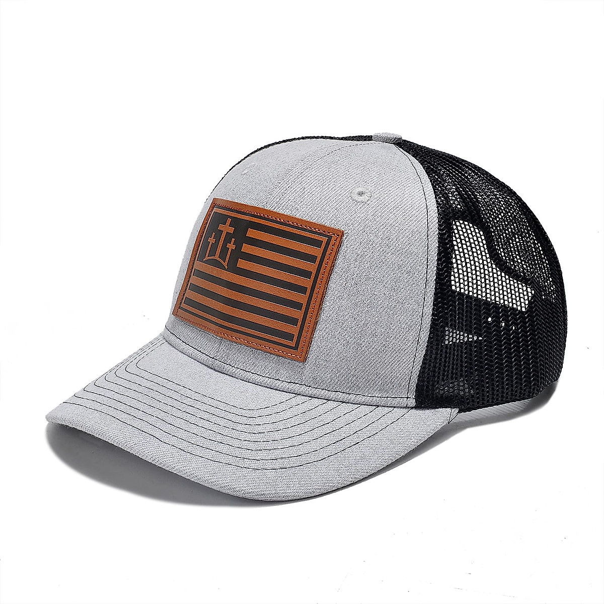 QNGEY Christian Jesus Cross God Religious Faith Gifts for Women Men Baseball Hats Trucker Cap Dad Sun Hat Adjustable Hat Gary Gray