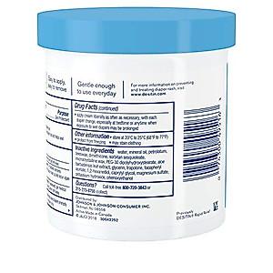 Desitin Daily Defense Baby Diaper Rash Cream with 13% Zinc Oxide, Barrier Cream to Treat, Relieve & Prevent Diaper Rash, Hypoallergenic, Dye-, Phthalate- & Paraben-Free, 16 oz