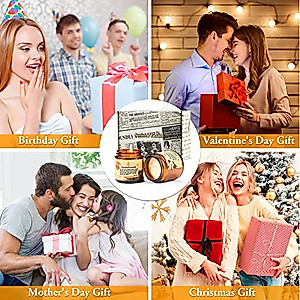 Scented Candles Gift Set for Women, Aromatherapy Candles Sets Smoke-Free Strong Fragrance Long Lasting, 6 Fragrance 180hrs Burning Time, Great Gift for Valentine's Day, Mother's Day and Christmas