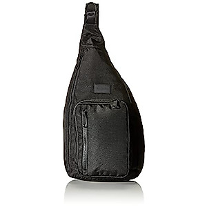 Vera Bradley Women's Recycled Lighten Up Reactive Sling Backpack, Black, One Size