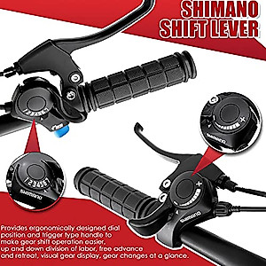 SOCOOL 26 inch Mountain Bicycles for Men, Womens Mountain Bikes for Adults Teenagers