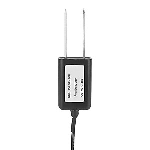 Taidda- Soil Ph Sensor, Soil Meters Rs485/0-5V / 0-10V / 4-20Ma Output Easy to Operate High Density Epoxy Resin Soil Ph Sensor, Soil Ph Meter, for Flowers and Vegetables Plant Culture