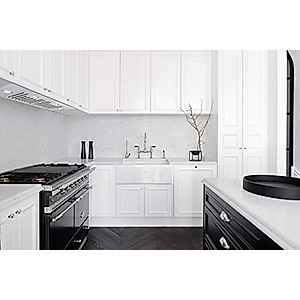 KOBE INX2730SQB-700-2 Brillia 30-inch Built-in/ Insert Range Hood, 3-Speed, 550 CFM, LED Lights, Baffle Filters, Stainless Steel