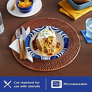 Dixie Ultra, Medium Paper Plates, 8.5 Inch, 64 Count, 3X Stronger*, Heavy Duty, Microwave-Safe, Soak-Proof, Cut Resistant, Disposable Plates For Heavy, Messy Meals