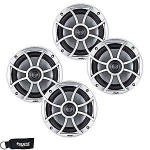 wet sounds - Two Pairs of XS-65i-S Silver Marine Grade 6.5" Speakers - 60 RMS 120 Max