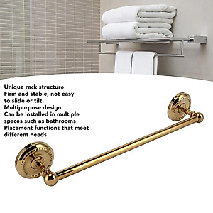 Generic Bathroom Towel Bar, Wall Mounted Towel Rack Fashionable European Style for House (#3), Genericmyk79u4tr1-13
