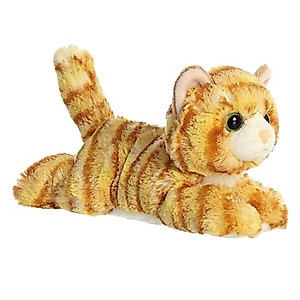 Aurora® Adorable Mini Flopsie™ Ginger Cat™ Stuffed Animal - Playful Ease - Timeless Companions - Orange 8 Inches