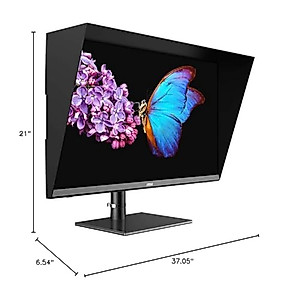 MSI Creator PS321QR 32" 2560 x 1440 WQHD 165Hz 1ms Response Time 16:9 Aspect Ratio VESA Certified Display HDR 600 Anti-Glare Tilt/Swivel/Height Adjustment Content Creation Monitor, Black