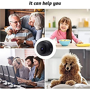 Spy Camera Hidden Camera,1080P Magnetic Mini WiFi Camera for Home Office Security,Pet Mini Home Cam with Babysitter Surveillance,Lndoor Camera with Motion Detection Night Vision