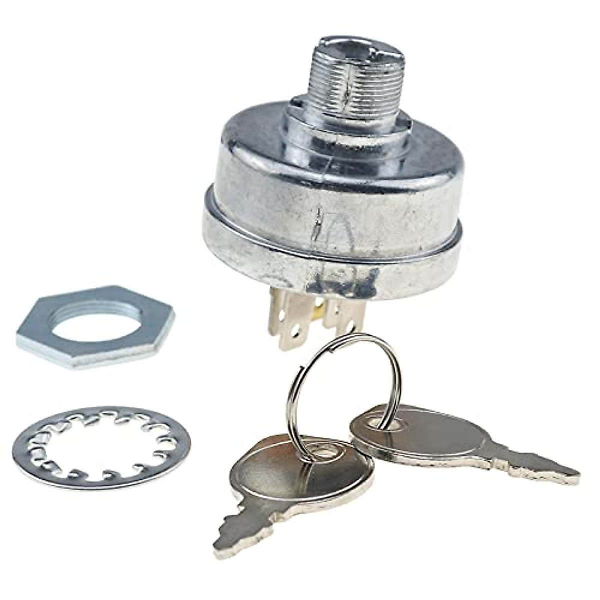 DVPARTS Starter Switch Ignition Key Switch 925-1396A 725-1396 430-770 1686734Sm 1679006Sm for MTD Troy-Bilt Cub Cadet Ryobi White Outdoor Huskee Ranch King Wizard Lawn Chief Statesman