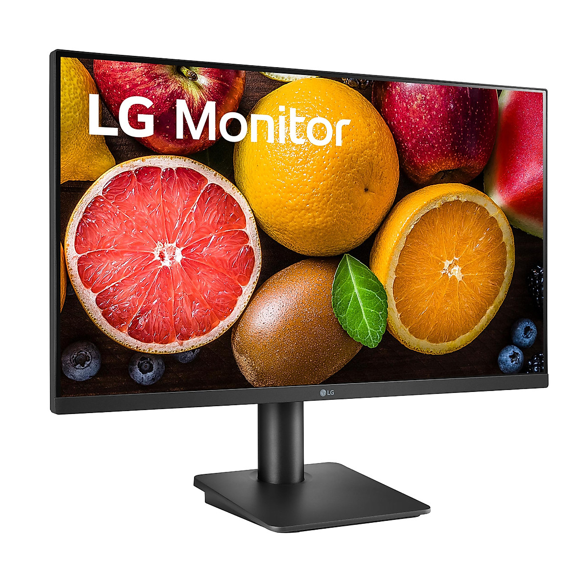 LG FHD (1920 x 1080) 27 Inch Computer Monitor, IPS, AMD FreeSync, 3-Side Borderless Design, Tilt/Height Adjustable Stand, 75Hz, 5ms, OnScreen Control, HDMI, DisplayPort, D-Sub, 27MP450-B, Black