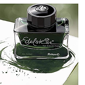 Pelikan Edelstein Bottled Ink for Fountain Pens, Olivine, 50ml, 1 Each (300674)