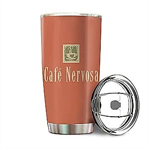 Cafe Nervosa Sign Frasier S E A T T L E Stainless Steel Tumbler 20oz & 30oz Travel Mug