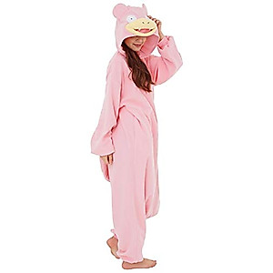 SAZAC Kigurumi - Pokemon - Slowpoke - Onesie Jumpsuit Halloween Costume