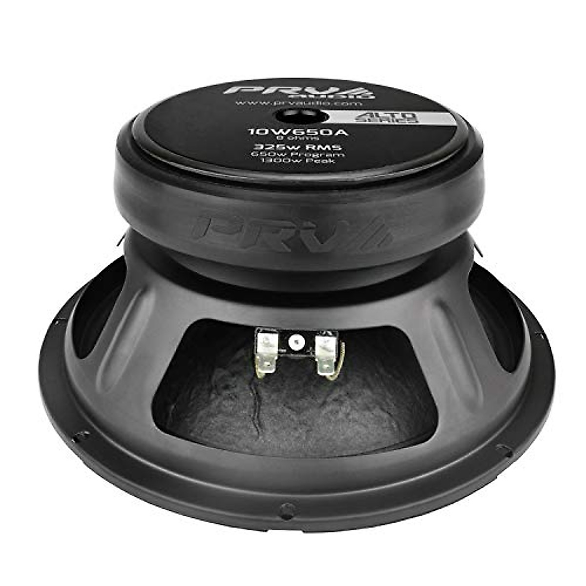 PRV AUDIO 10 Inch Woofer Speaker 10W650A, 650 Watts Program Power, 8 Ohm, 2.5 Inc Voice Coil, 325 Watts RMS Pro Audio Speaker Loudspeaker (Single)