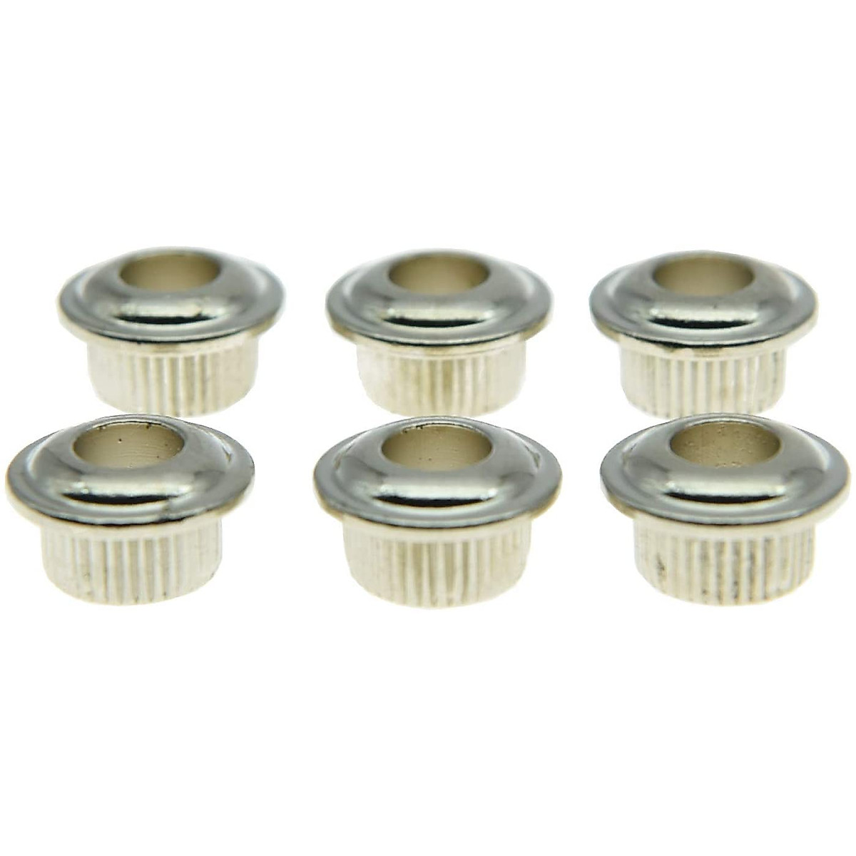 Dopro Metal Nickel 10mm Guitar Tuners Conversion Bushings Ferrules for Vintage Guitar Tuning Keys