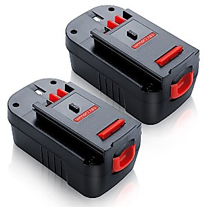 【Upgraded to 4800mAh】 2Pack HPB18 Replacement Battery Compatible with Black and Decker 18V Battery HPB18-OPE FSB18 Tools 244760-00 A1718 FS18FL FSB18 Firestorm Cordless Power Tools