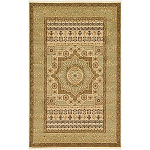 Unique Loom Palace Collection Area Rug - Saray (5' 1" x 8' Rectangle, Cream/ Light Brown)