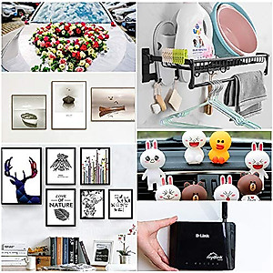 Double Sided Tape,Heavy Duty Mounting Adhesive Tape,Waterproof Foam Tape for LED Strip Lights,Home Decoration, Office Decorations (Black, 0.39 in x 108 Ft)